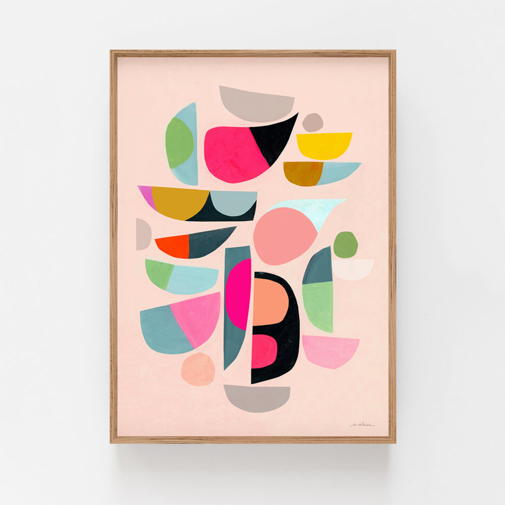 Garden Party Abstract Art Print